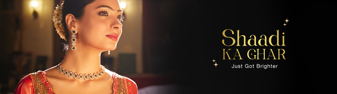 Glow with Estele: Diamante Necklaces to Brighten Your Shaadi Ka Ghar M